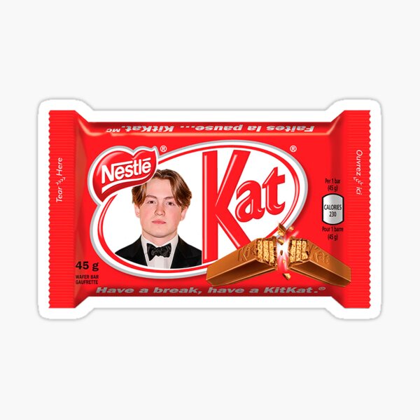 Pegatina for Sale con la obra «Kit Connor / Kit Kat meme» de All-Storee ...
