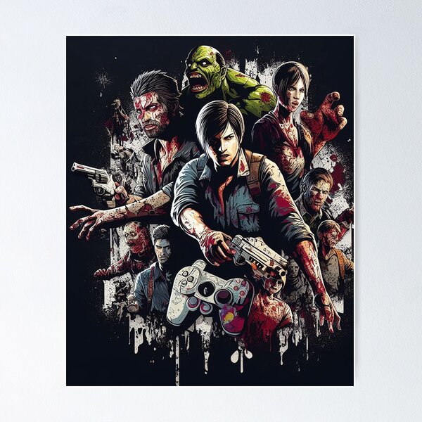 "Zombie Game #4" Poster for Sale by AloxinHtecH | Redbubble