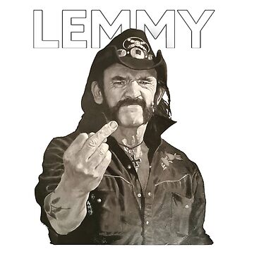 "Lemmy" Sticker by marcbihan | Redbubble