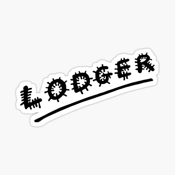 "Lodger (black)" Sticker for Sale by Magnus556 | Redbubble