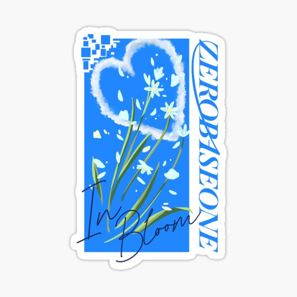 "ZEROBASEONE In Bloom" Sticker for Sale by YourSongonPrint | Redbubble