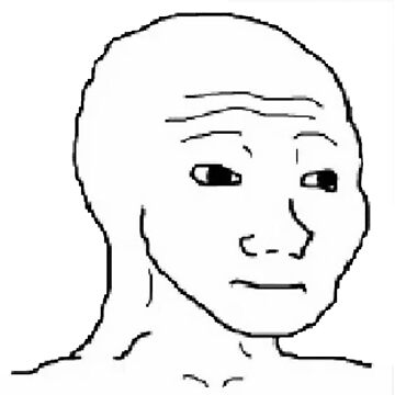 "neutral wojack" Sticker for Sale by goon-street | Redbubble