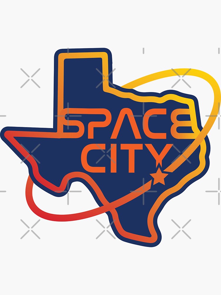 "Space City Houston Texas Baseball" Sticker for Sale by DecoDots ...