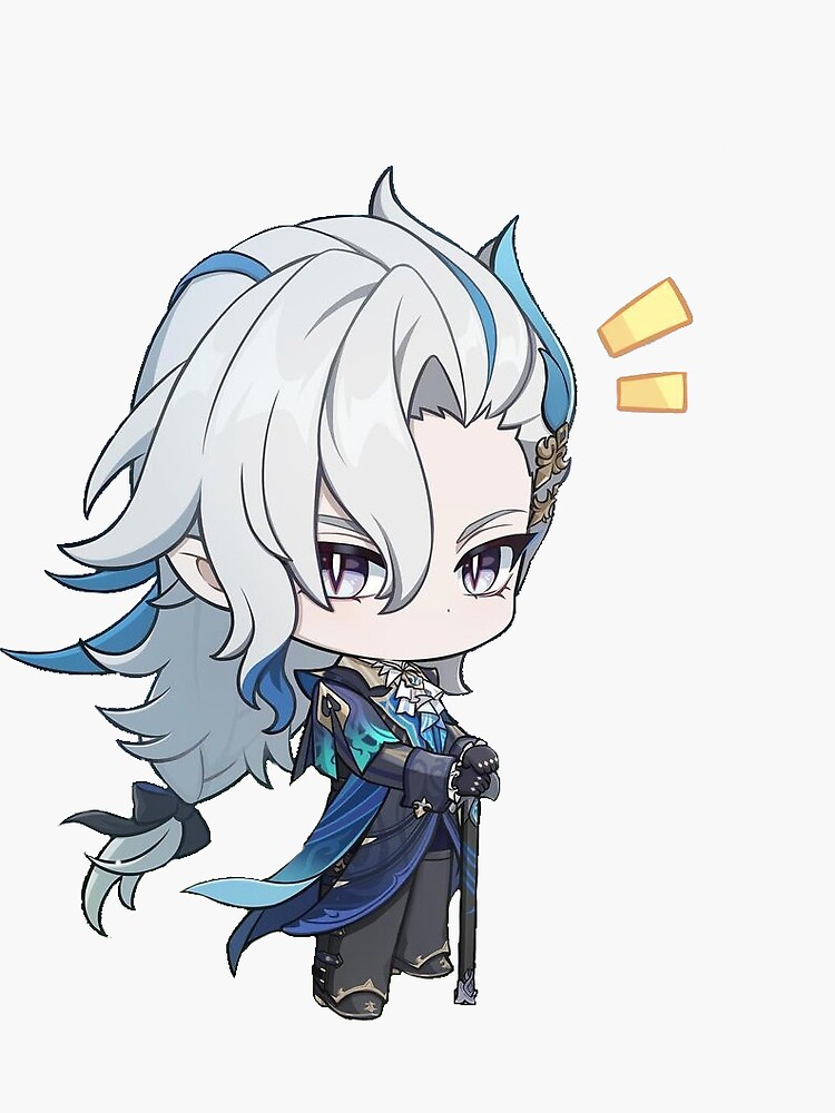 "Neuvillette " Sticker for Sale by Mintmao | Redbubble