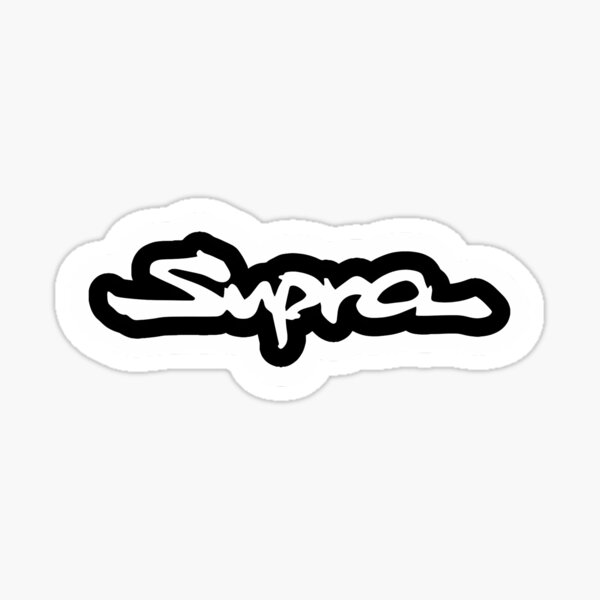 "supra logo" Sticker for Sale by NixTap | Redbubble