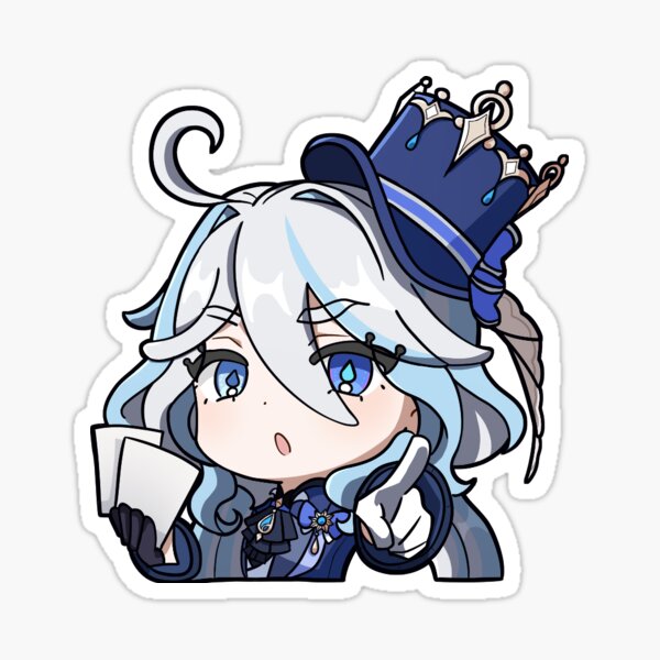 "Furina" Sticker for Sale by Mizu Yokan | Redbubble