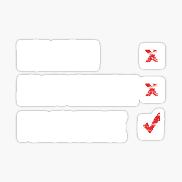 "Negation,Disappointment,Persistence" Sticker by SmartStyle | Redbubble