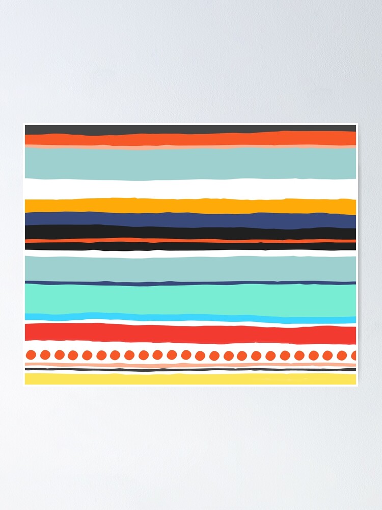 "Pop Dot Line" Poster by MicailaHArt | Redbubble
