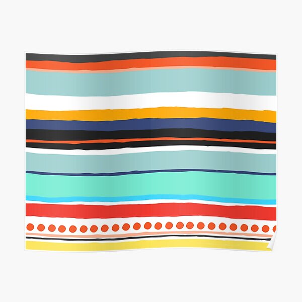 "Pop Dot Line" Poster by MicailaHArt | Redbubble