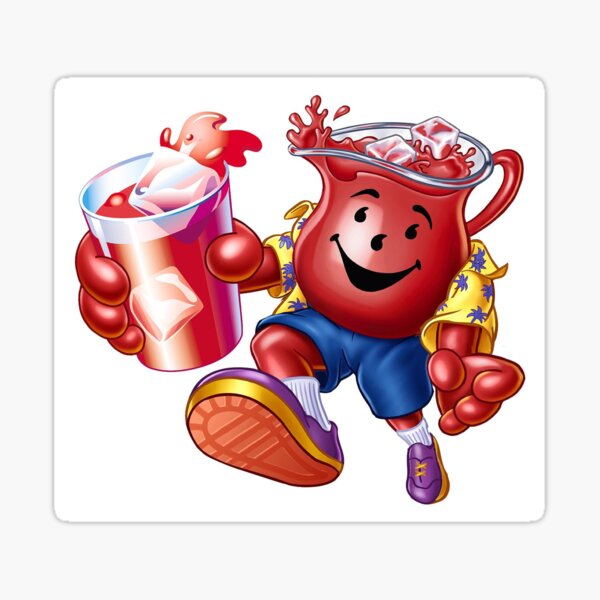 "Kool-Aid Man" Sticker for Sale by skyvis98 | Redbubble