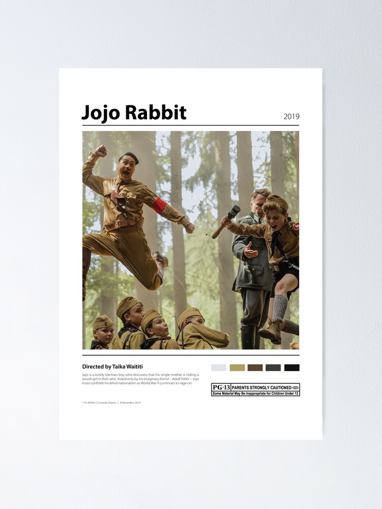 "Jojo Rabbit " Poster for Sale by Fobico | Redbubble