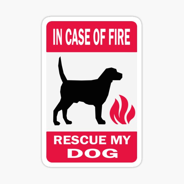 "Save my dog" Sticker for Sale by masterchef-fr | Redbubble