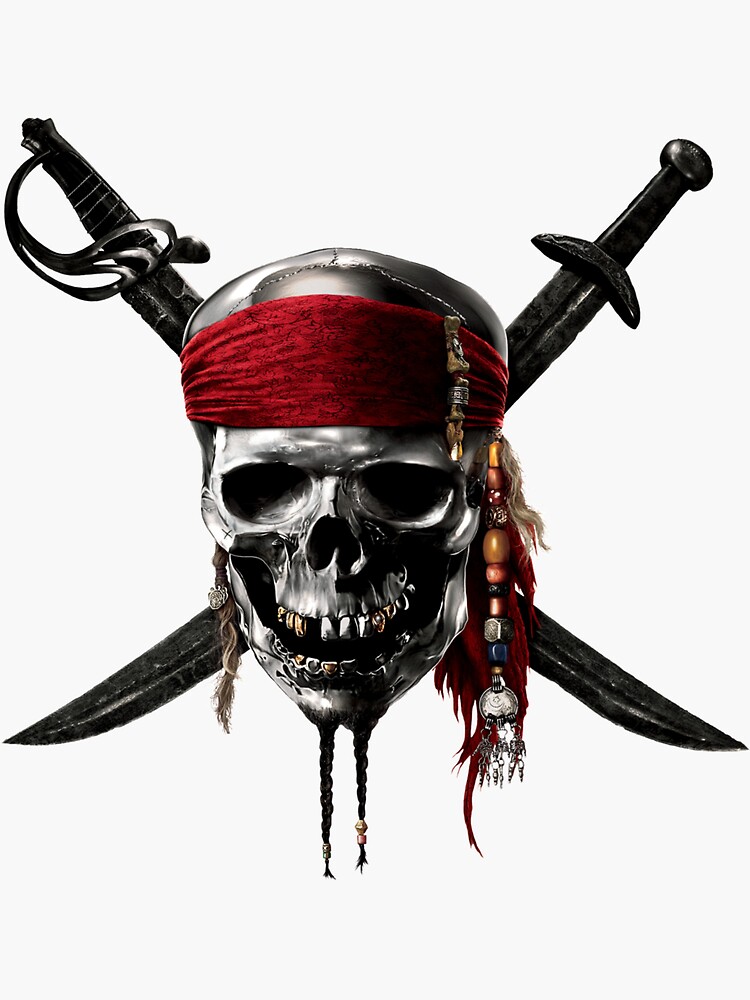 "Pirates of the Caribbean" Sticker by Inechurra | Redbubble