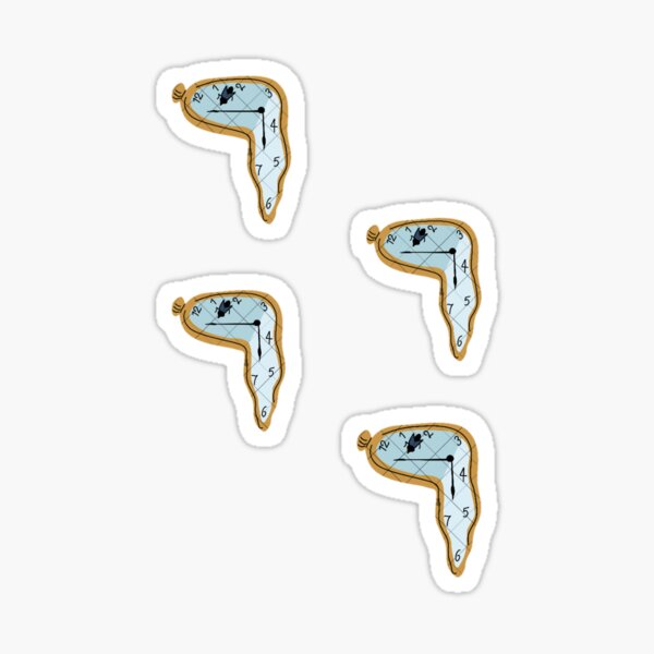 "salvador dall the persistence of memory sticker" Sticker for Sale by ...