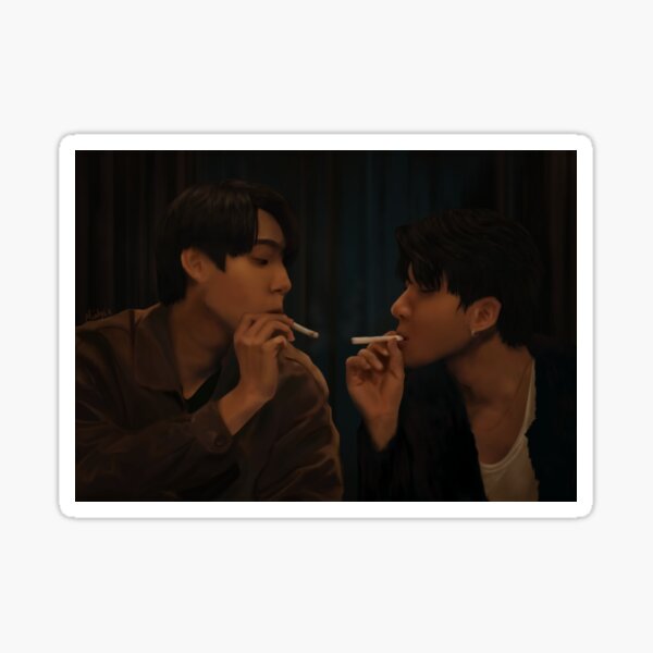 "Sand and Ray "Only Friends" series digital painting/drawing" Sticker ...