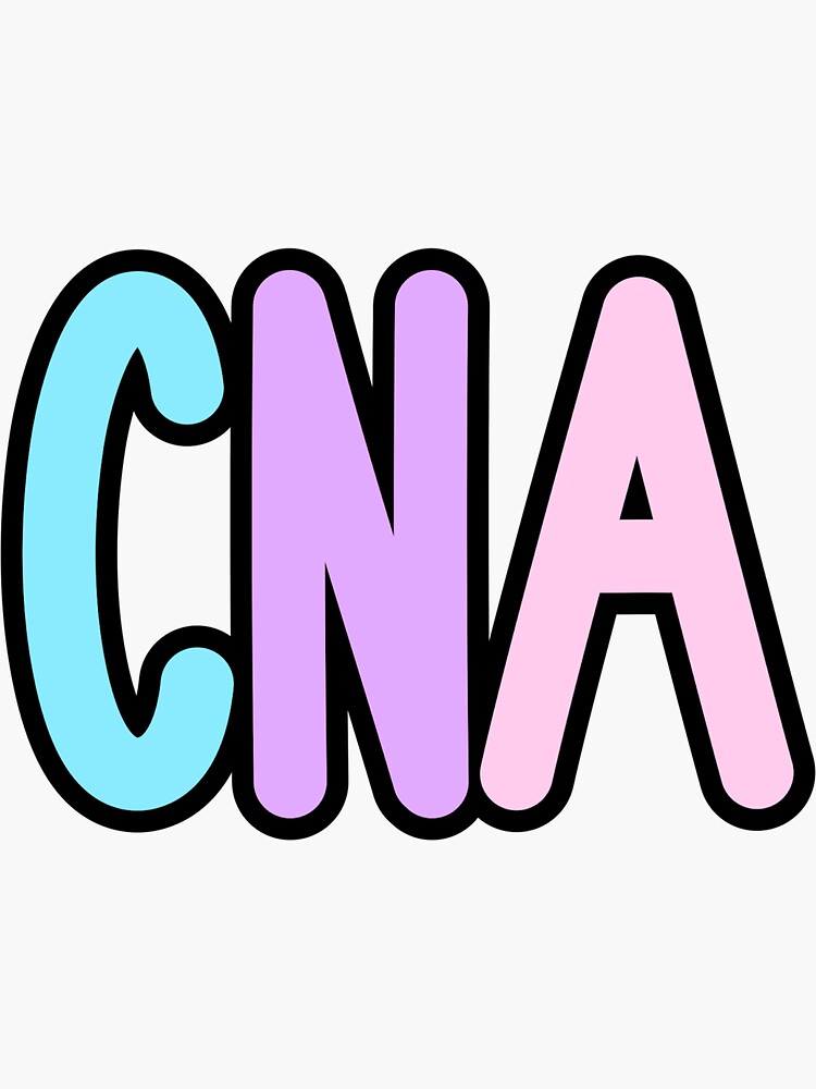 "CNA" Sticker for Sale by mollieseifert | Redbubble