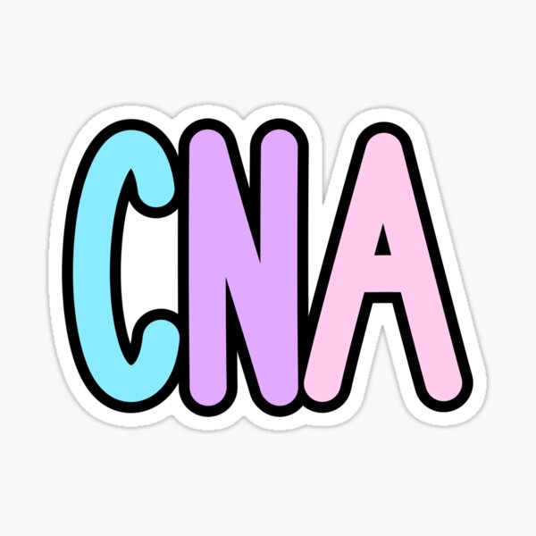 "CNA" Sticker for Sale by mollieseifert | Redbubble