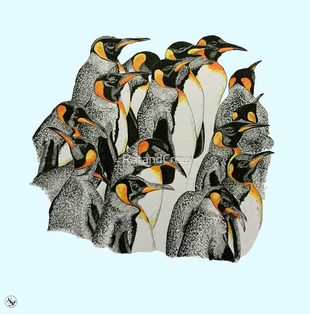 "Penguin gang" by RatandCrow | Redbubble