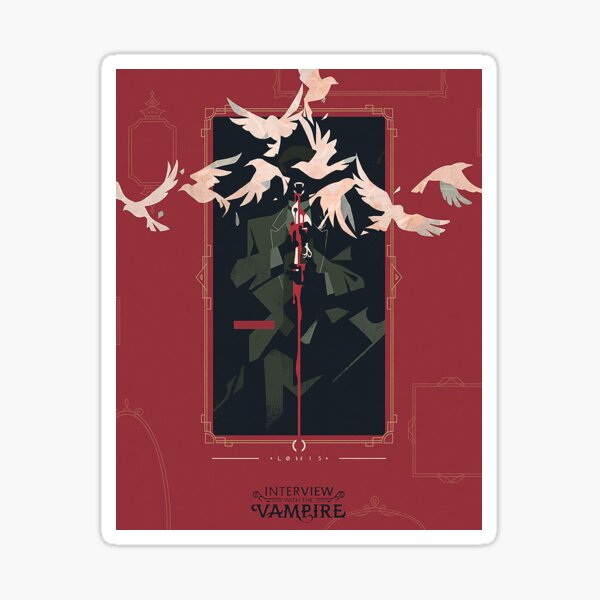 "Louis From Interview With The Vampire" Sticker for Sale by Lumley ...