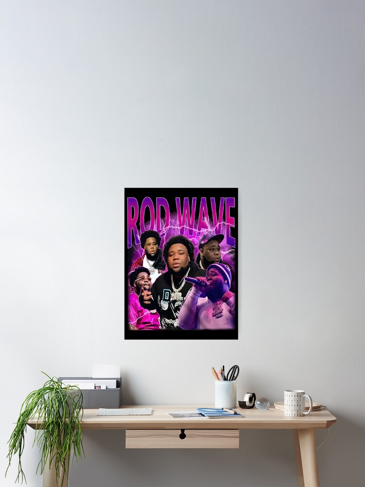 "Rod Wave Retro " Poster for Sale by Curtina | Redbubble