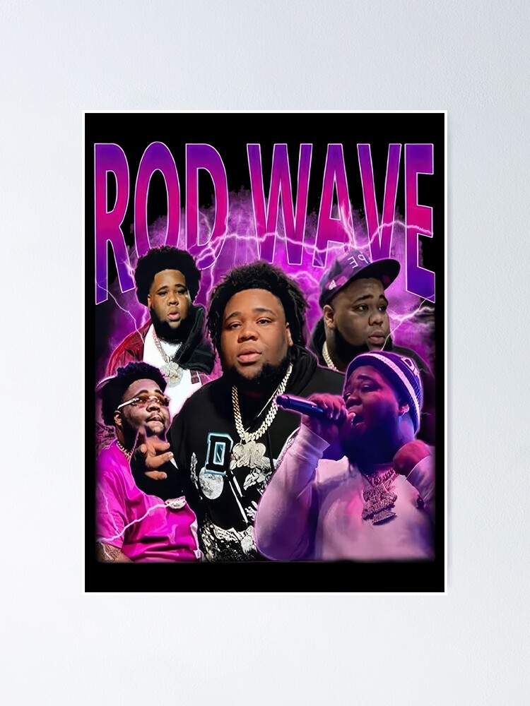 "Rod Wave Retro " Poster for Sale by Curtina | Redbubble