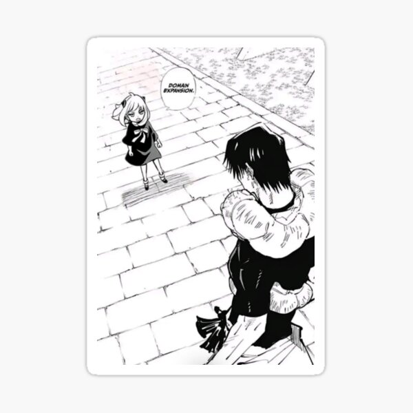 "Anya Domain Expansion" Sticker for Sale by StykaSmith | Redbubble