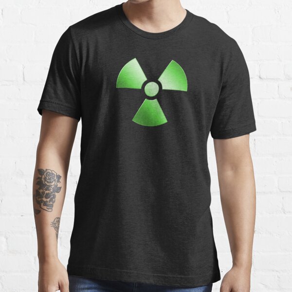 "Radioactive Symbol Warning Sign - Radioactivity - Radiation - Green" T ...