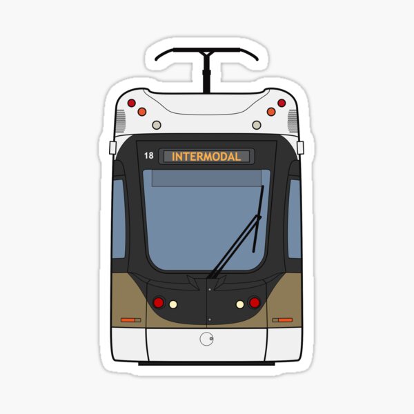 "Milwaukee Tram" Sticker for Sale by careful-design | Redbubble