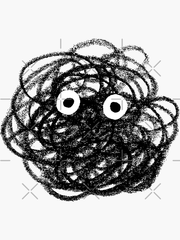 "Black Dust Emoji " Sticker for Sale by jebi-garden | Redbubble