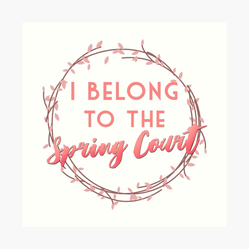 "Spring Court (ACOTAR)" Art Print by Dreammiko | Redbubble