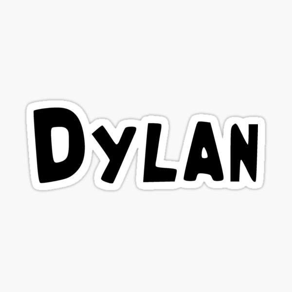 "Dylan" Sticker by Shalomjoy | Redbubble