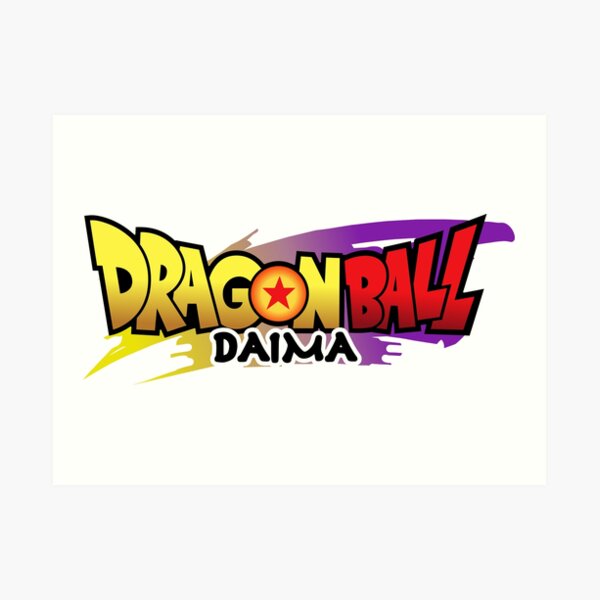 "Dragon Ball Daima logo /ドラゴンボールDAIMAダイマ/ Doragon Bōru Daima" Art Print ...