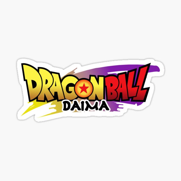 "Dragon Ball Daima logo /ドラゴンボールDAIMAダイマ/ Doragon Bōru Daima" Sticker ...