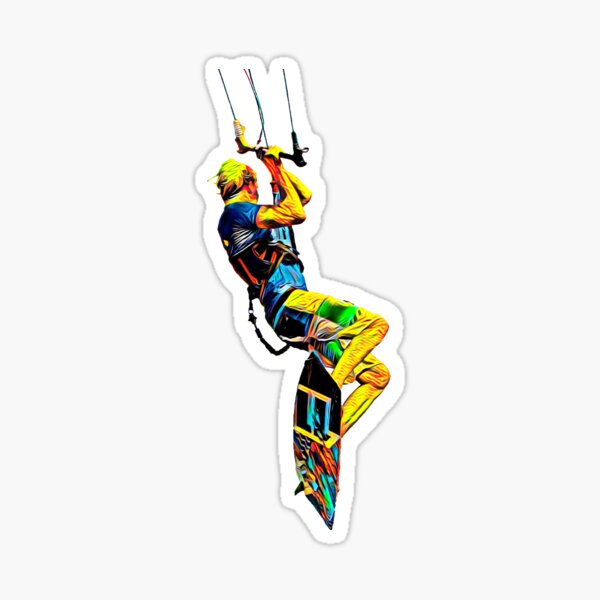 Kite Boarding Stickers | Redbubble