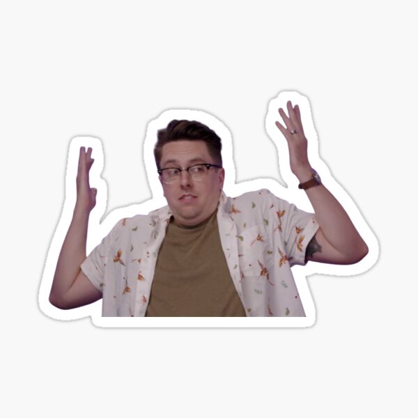 "Murph Shrugging - Neverafter" Sticker for Sale by Pranuja | Redbubble