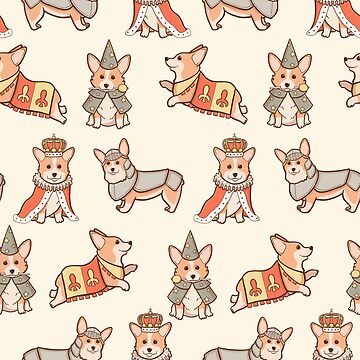 "Medieval Fantasy Corgi Pattern" Coffee Mug for Sale by Melissa ...