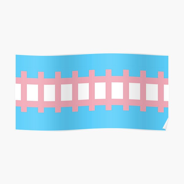 "Trainsgender Pride Flag for TRANS-it loving folks" Poster by rosielord ...