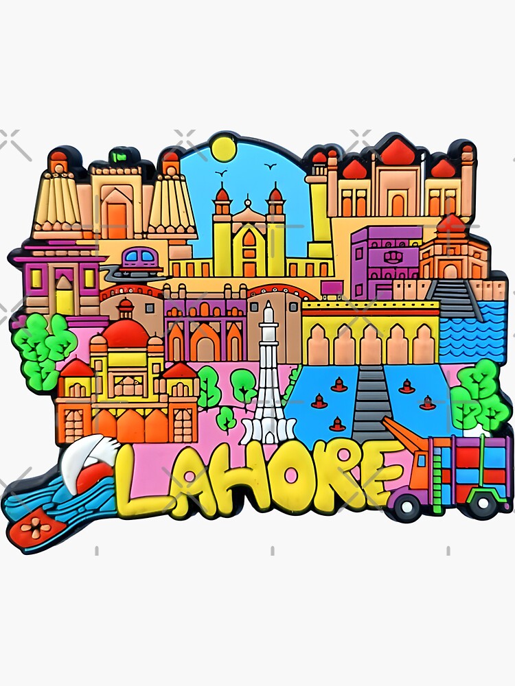 "Lahore - Cultural Art - Truck Art - Pakistan" Sticker for Sale by ...