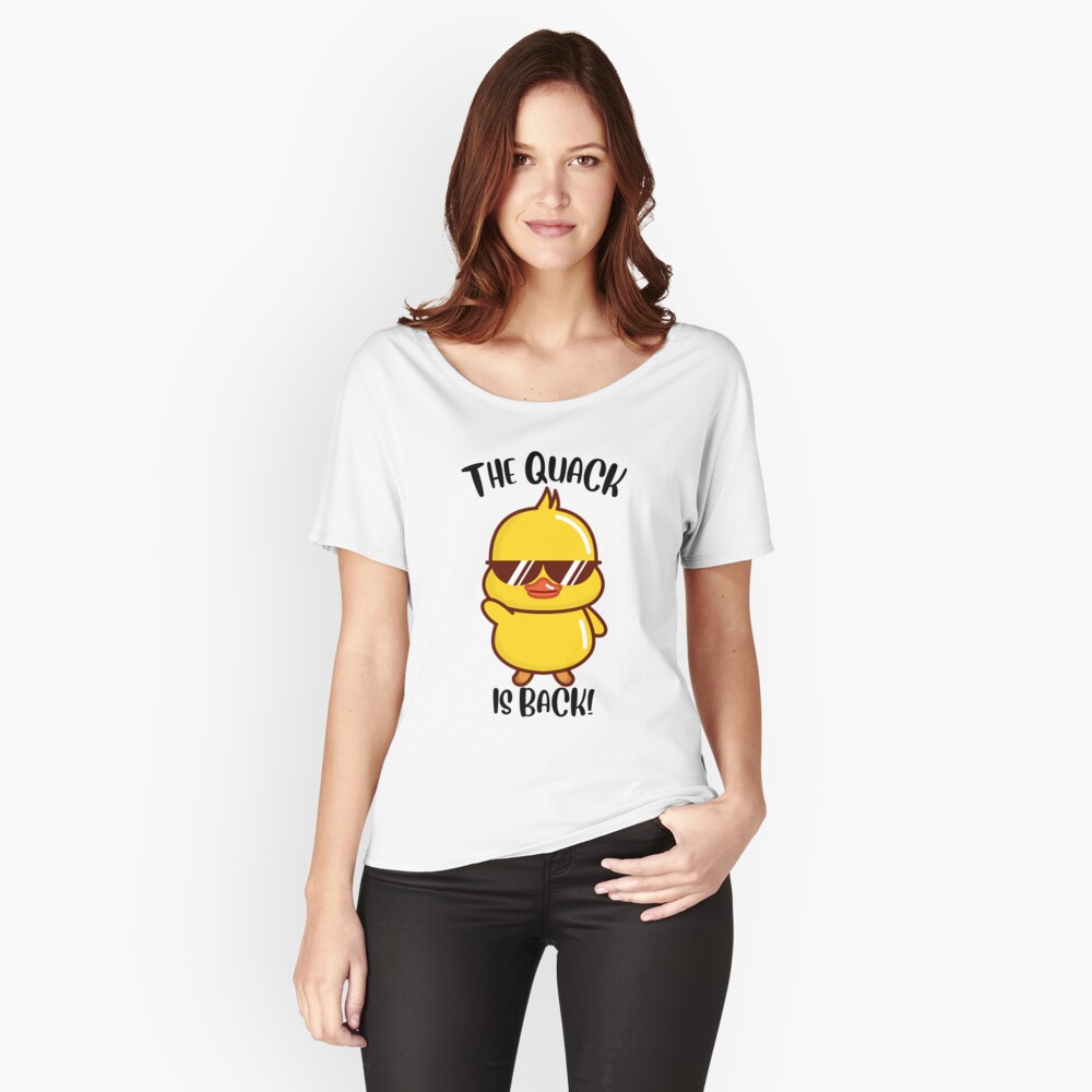"The Quack Is Back" Essential T-Shirt for Sale by Khihi | Redbubble