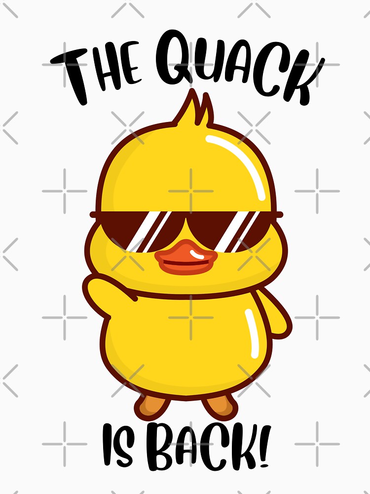 "The Quack Is Back" Essential T-Shirt for Sale by Khihi | Redbubble