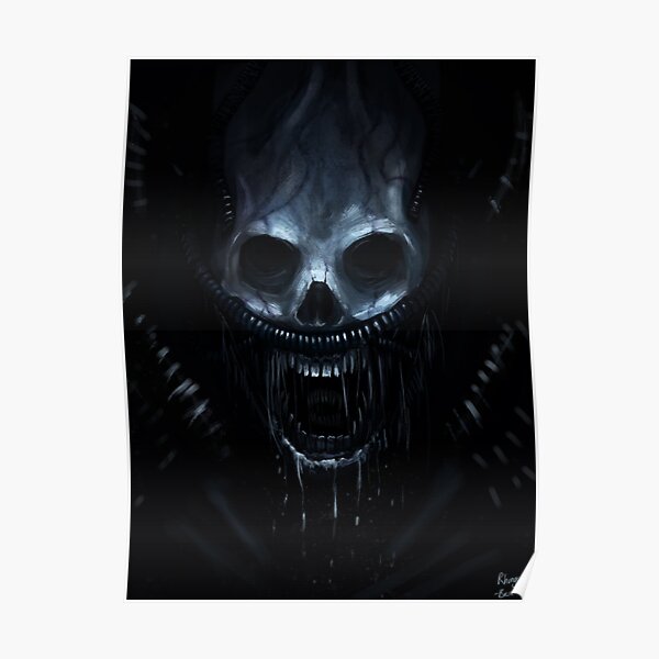 "Giger" Poster for Sale by Rhunyc | Redbubble