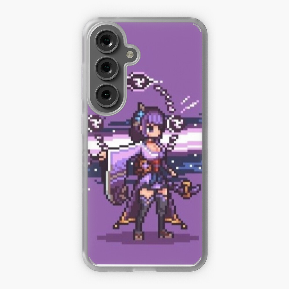 "Shogun Raiden Pixel Art - Genshin Impact" Sticker by Yzertaa | Redbubble