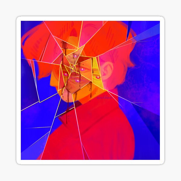 "shatter" Sticker for Sale by valeriapryanik | Redbubble