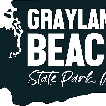 "Grayland Beach State Park Washington Map" Sticker for Sale by bivenart ...