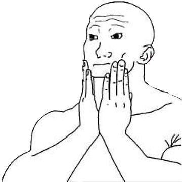 "Feels Good Wojak" Sticker for Sale by goon-street | Redbubble