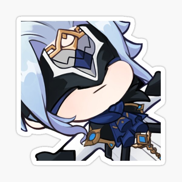 "Genshin Impact Dottore Lazy Chibi" Sticker for Sale by Miitaart ...