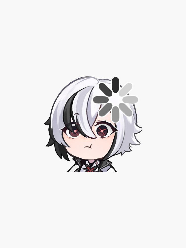 "Genshin Impact Arlecchino Buffer Chibi" Sticker for Sale by Miitaart ...