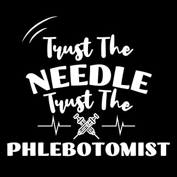 "Trust The Needle Trust The Phlebotomist-Phlebotomy gifts Retro Vintage ...