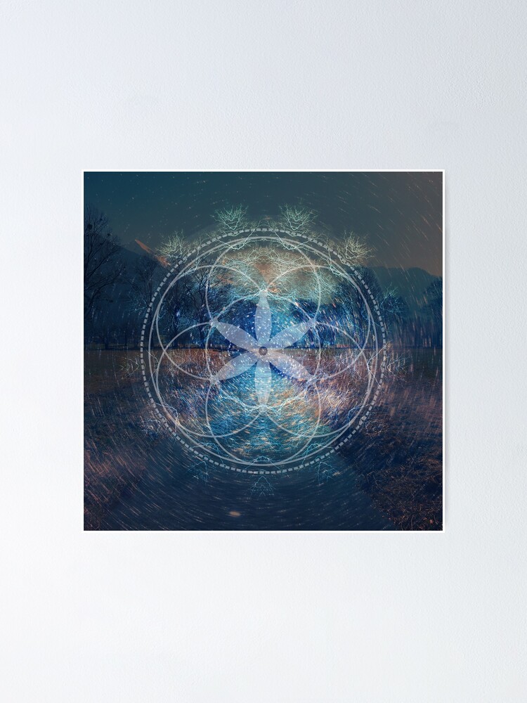 "Sacred Geometry " Poster by gaudy | Redbubble