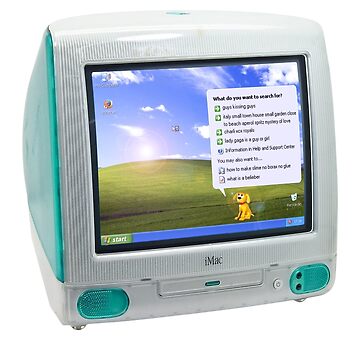 "Windows XP 2000s iMac" iPhone Case for Sale by iwannitonashirt | Redbubble